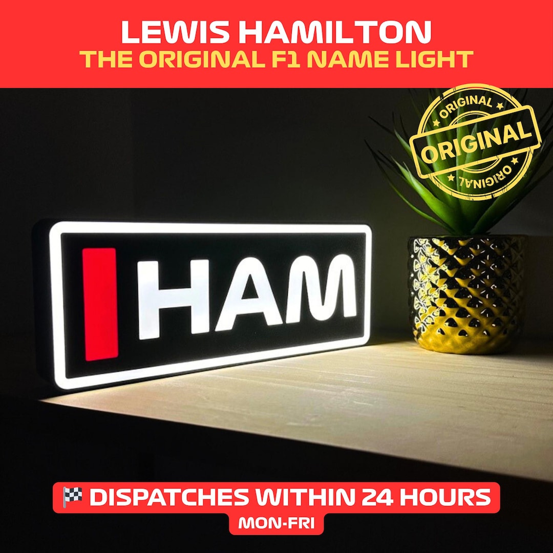 Lewis Hamilton (ferrari F1) Name Abbreviation F1 Light With LED ...