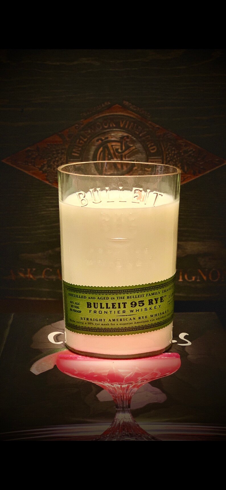 Bulleit Bourbon Custom Candle - Etsy