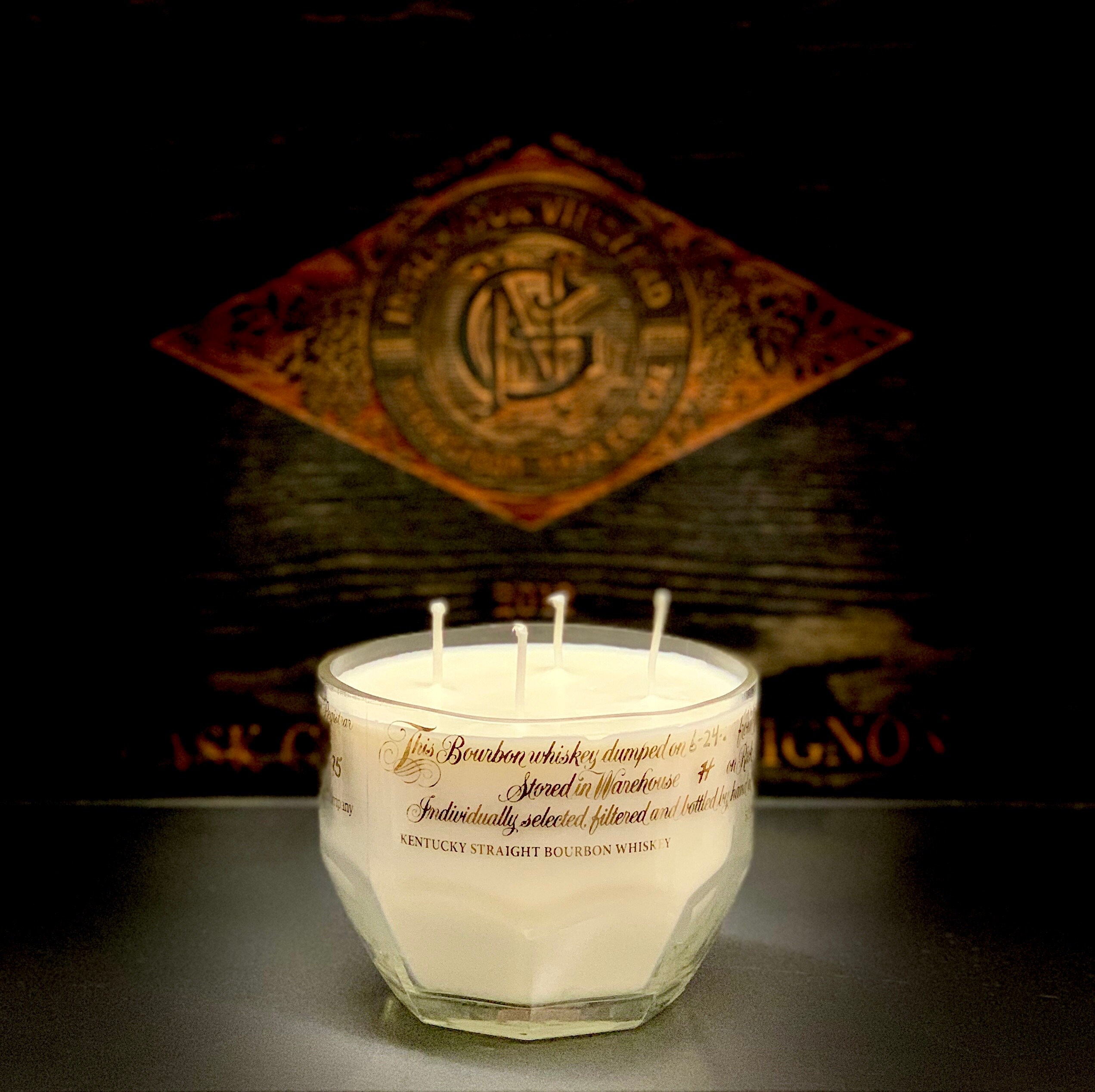 Blanton’s Gold Label Custom Candle - Cedar & Sandalwood Scented - Etsy