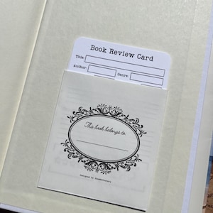 Book Review Notes, Book Club Review Card, Book Club Kitlibrarian Core ...