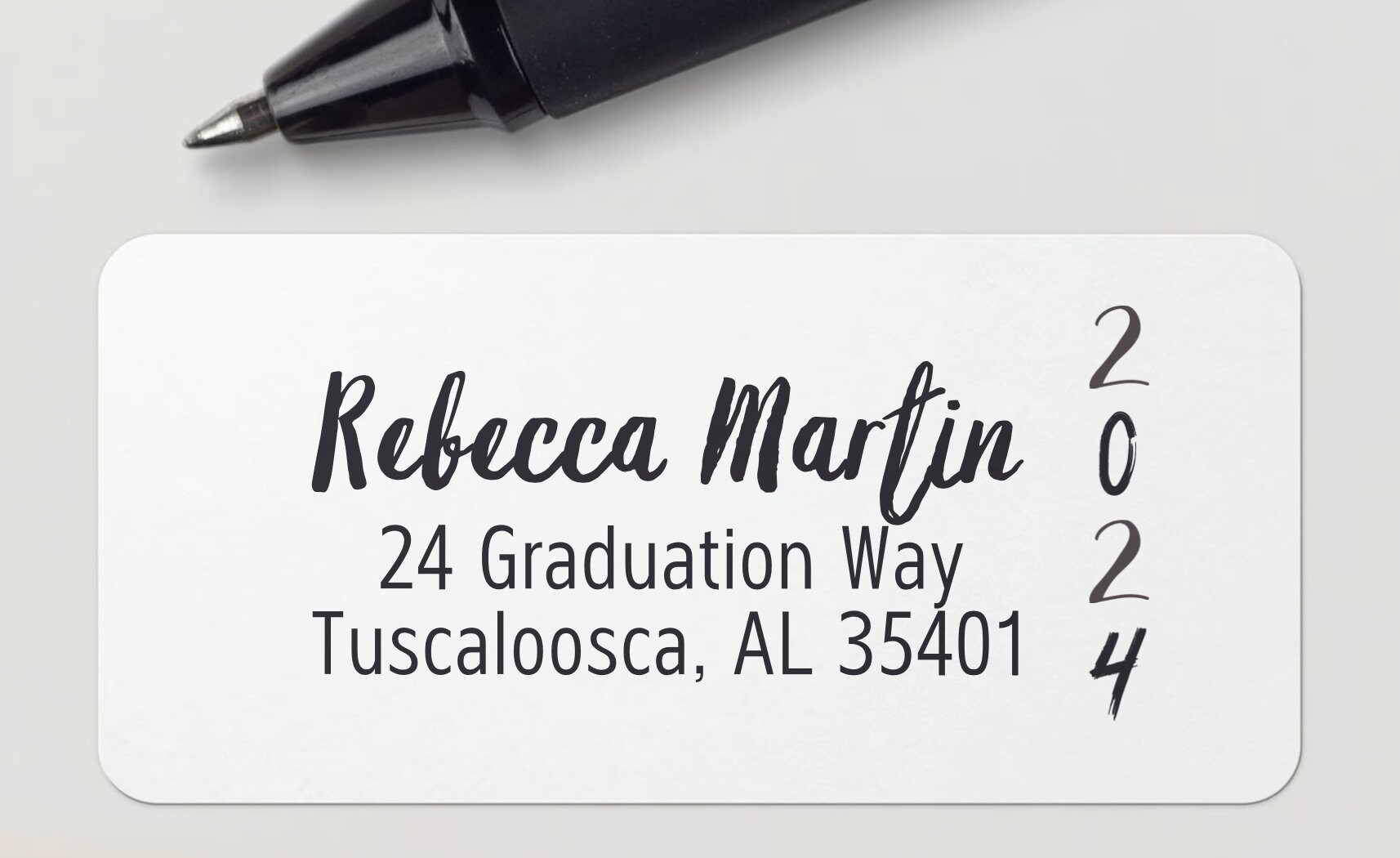 2024 Graduation Address Labels, Personalized Labels, Return Address ...