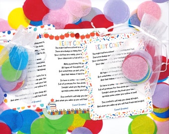 Ready Confetti Printable, Back to School, Night Before First Day ...
