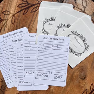 Book Review Notes, Book Club Review Card, Book Club Kitlibrarian Core ...