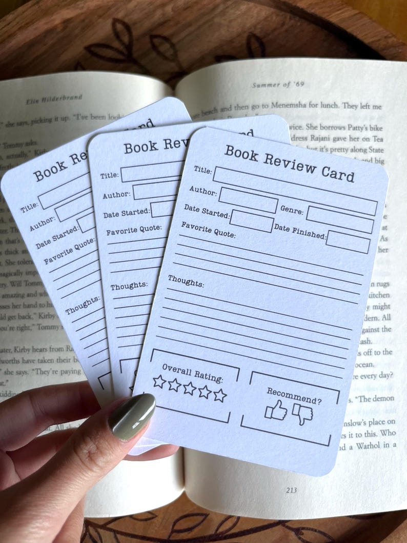 Book Review Notes, Book Club Review Card, Book Club Kitlibrarian Core ...