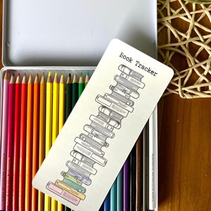 Reading Log Bookmark, Book Tracker, Reading List, Progress Tracker ...