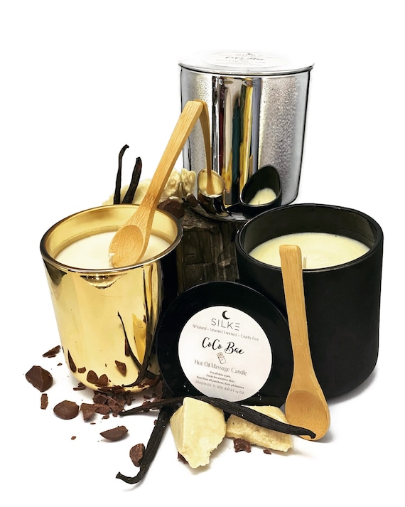 Silke ' Coco Bae' Hot Oil Massage Candle | Etsy