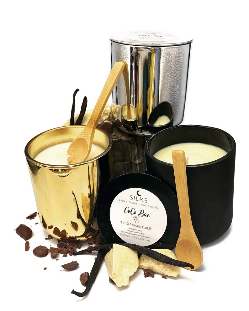 Silke ' Coco Bae' Hot Oil Massage Candle - Etsy