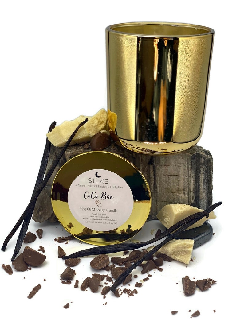 Silke ' Coco Bae' Hot Oil Massage Candle - Etsy