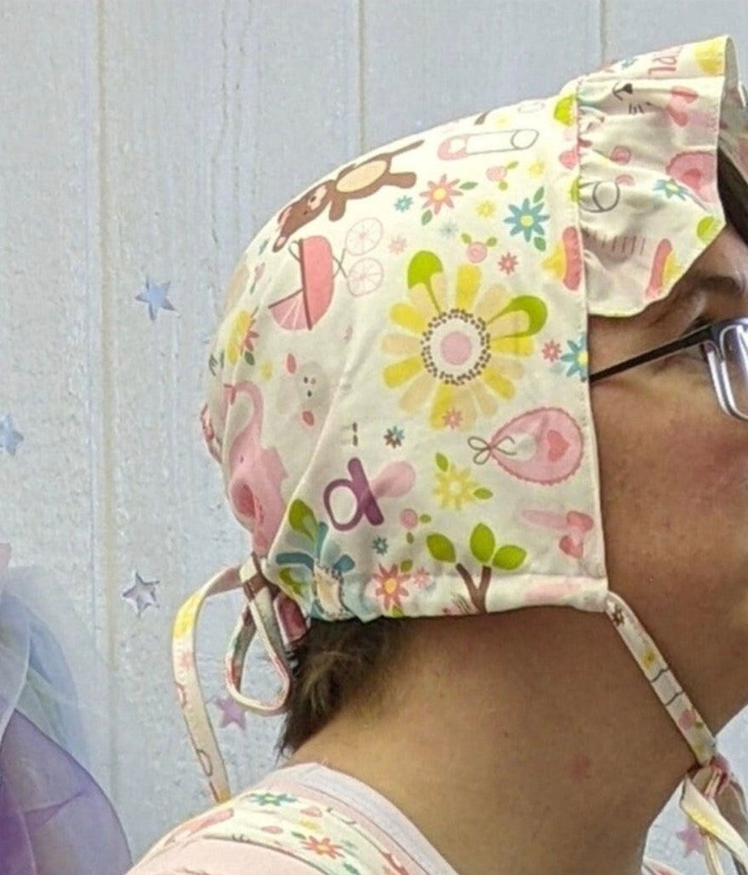 Its a Baby Girl Adult Baby Bonnet - Etsy