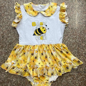 Baby Bee Romper Dress - Etsy