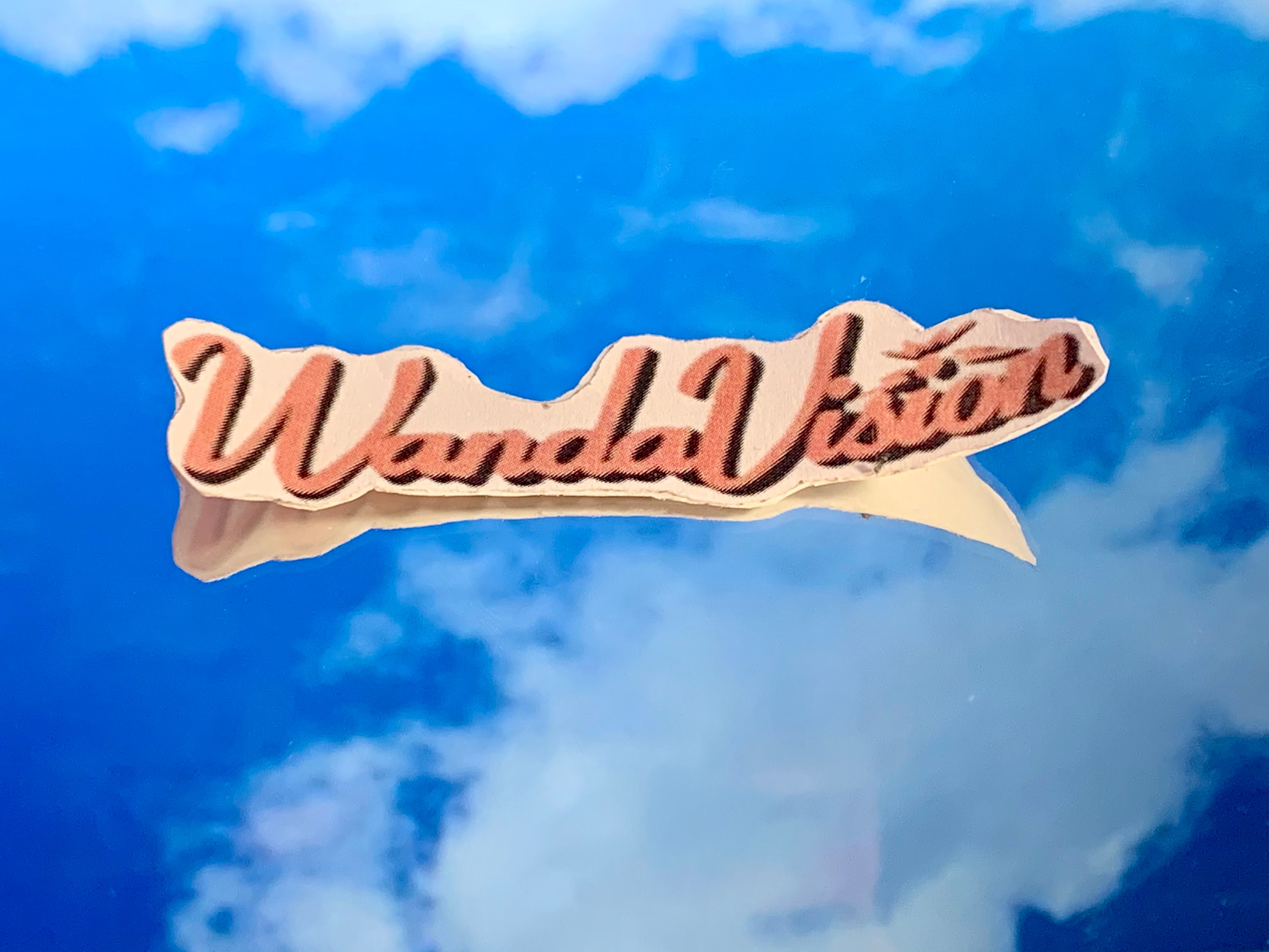Wandavision Logo Sticker - Etsy