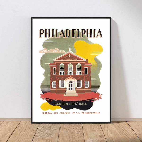 Philadelphia Poster - Etsy