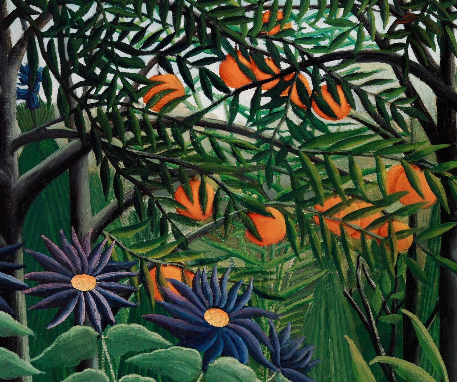 Henri Rousseau Wall Art Print Art Exhibition Poster Botanical Tropical ...