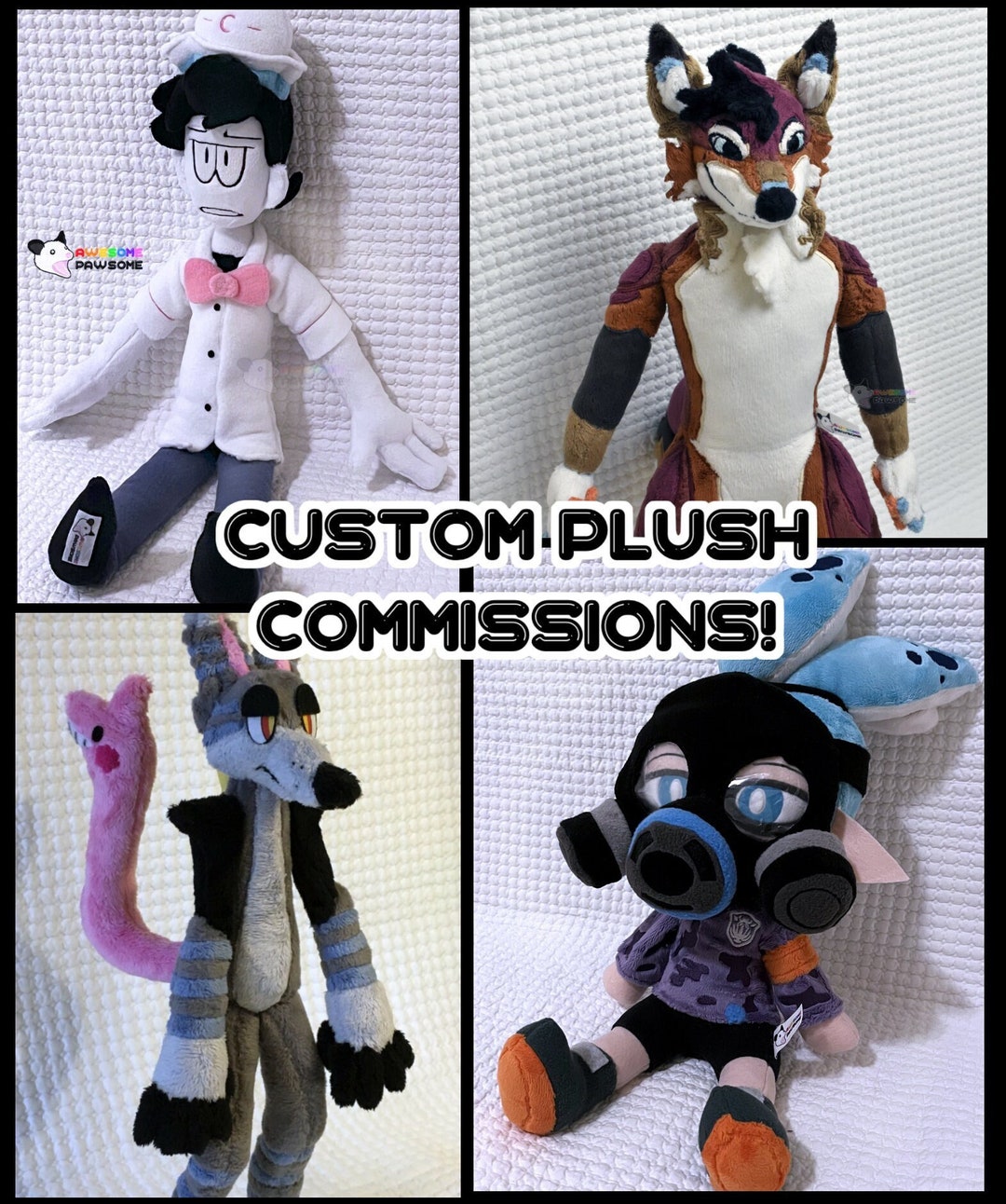 Custom Plush Commission READ DESCRIPTION, Do Not Purchase This Listing ...