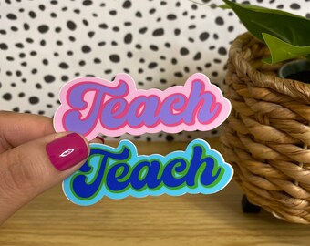 Made to Teach Sticker - Etsy