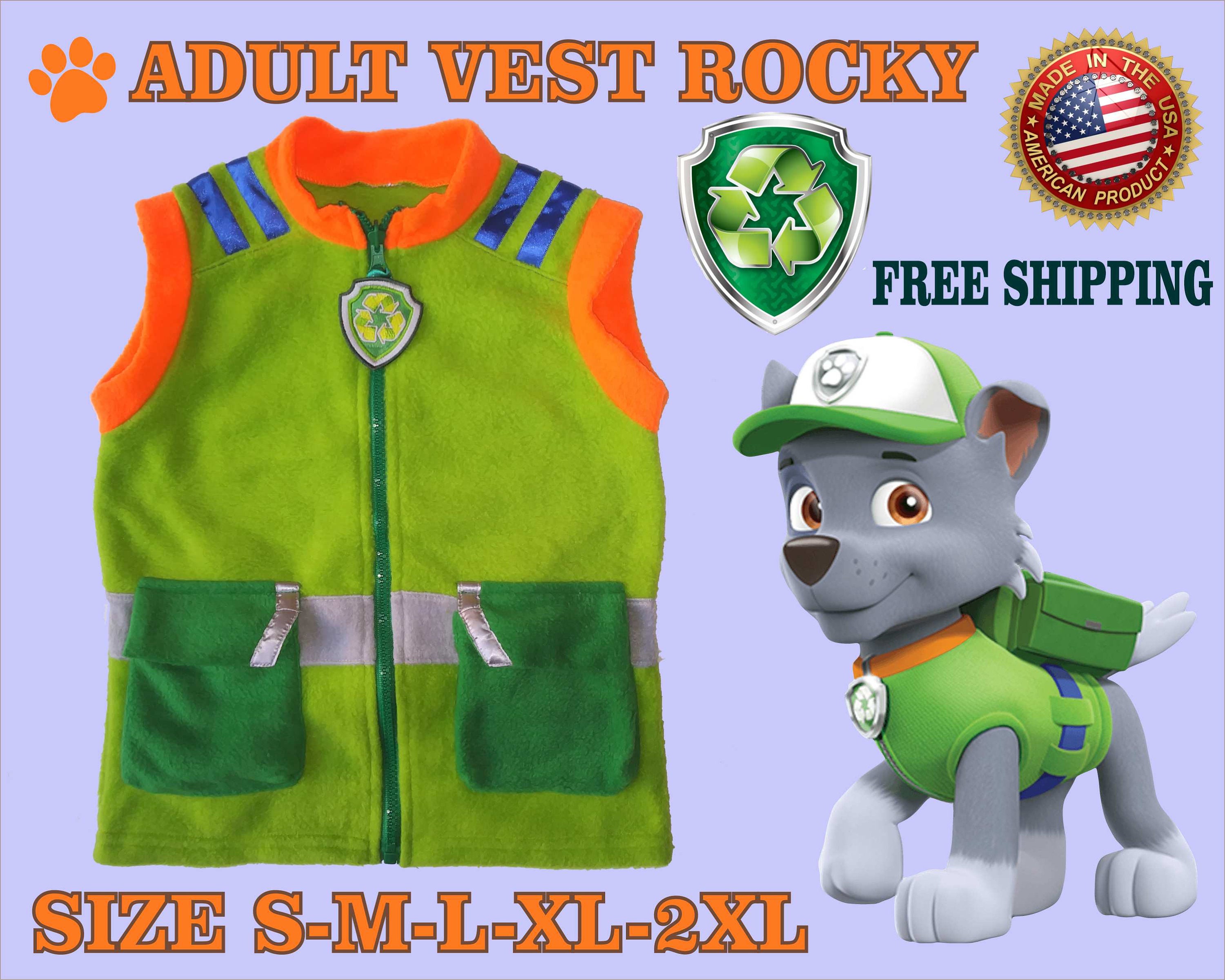 Adult vest Rocky Paw Patrol Ryder Vest Christmas Party Gift | Etsy