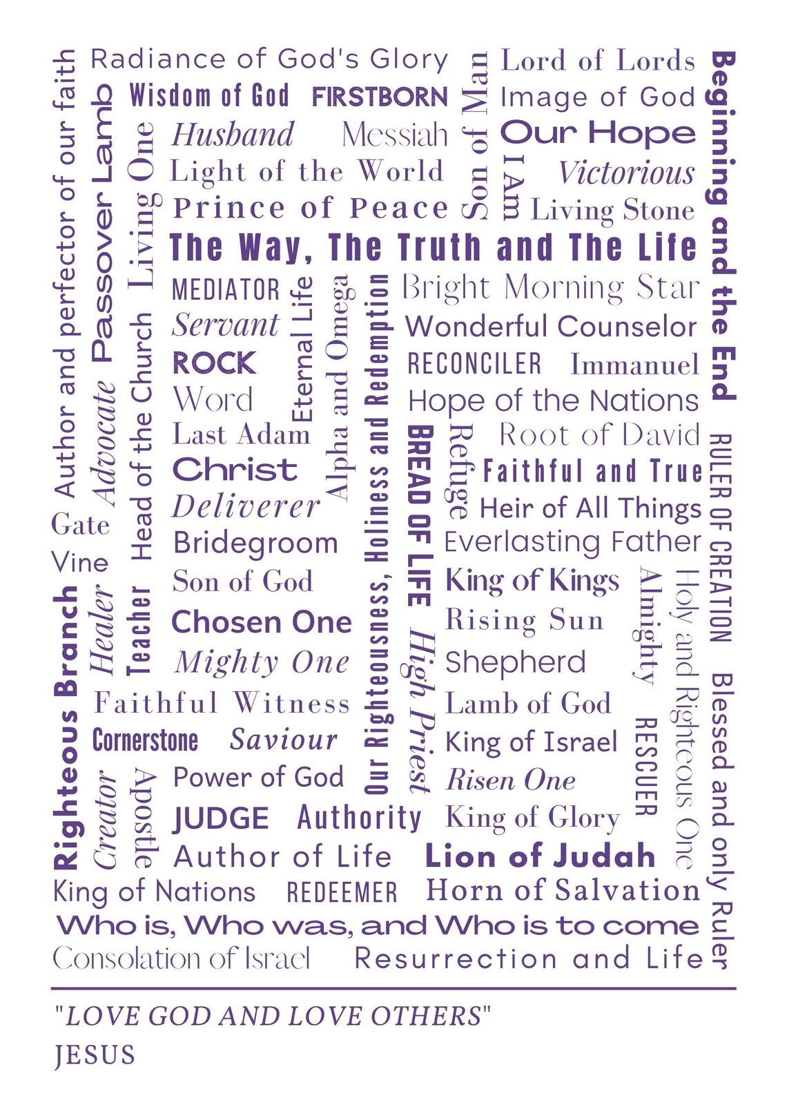 Names Of Jesus Poster 2 Digital File PDF Print Etsy Names Of Jesus Poster 2 Digital File PDF Print Etsy