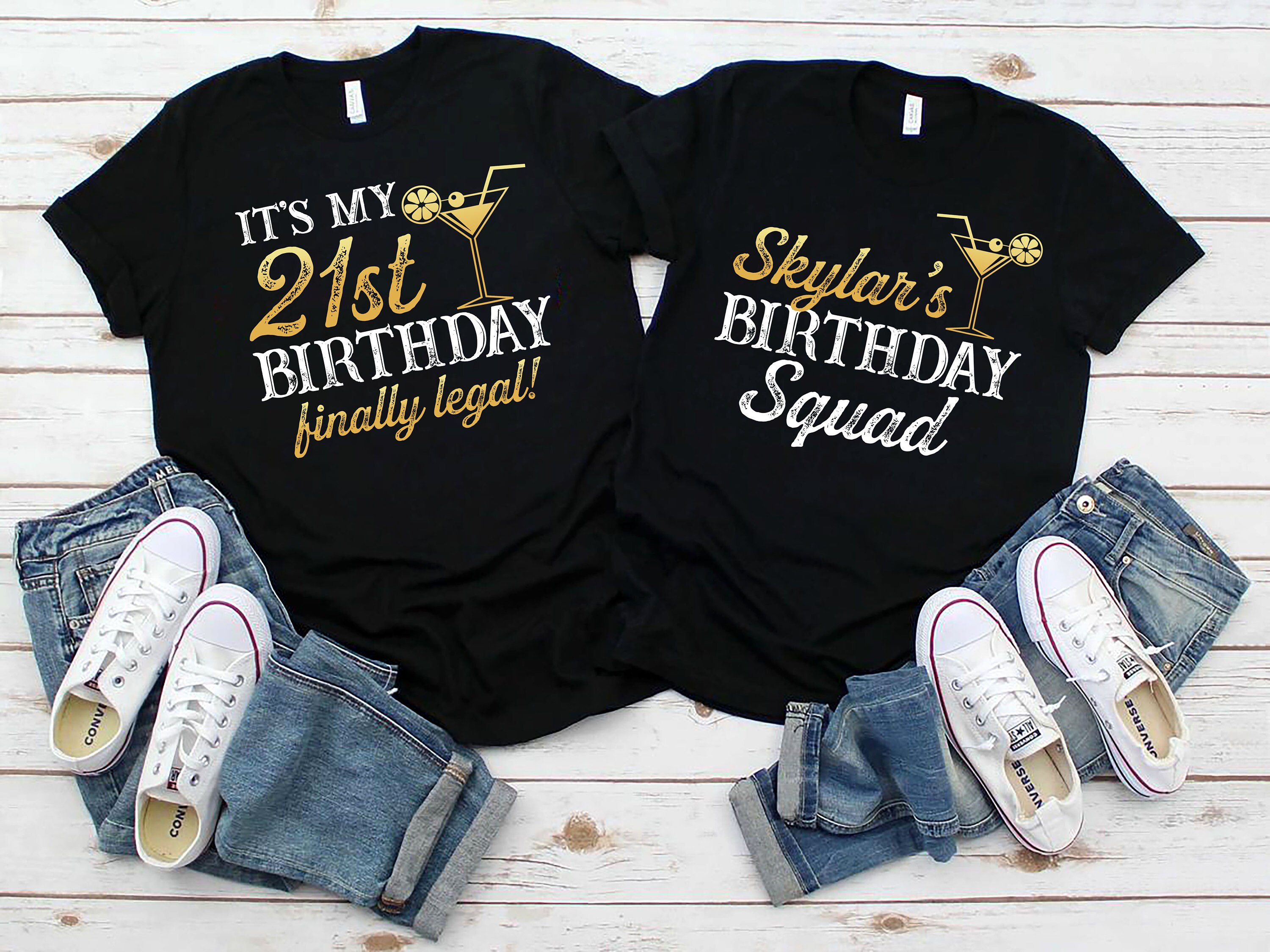 Rd 21st Birthday Shirt Birthday Squad Shirt Birthday Drip Etsy