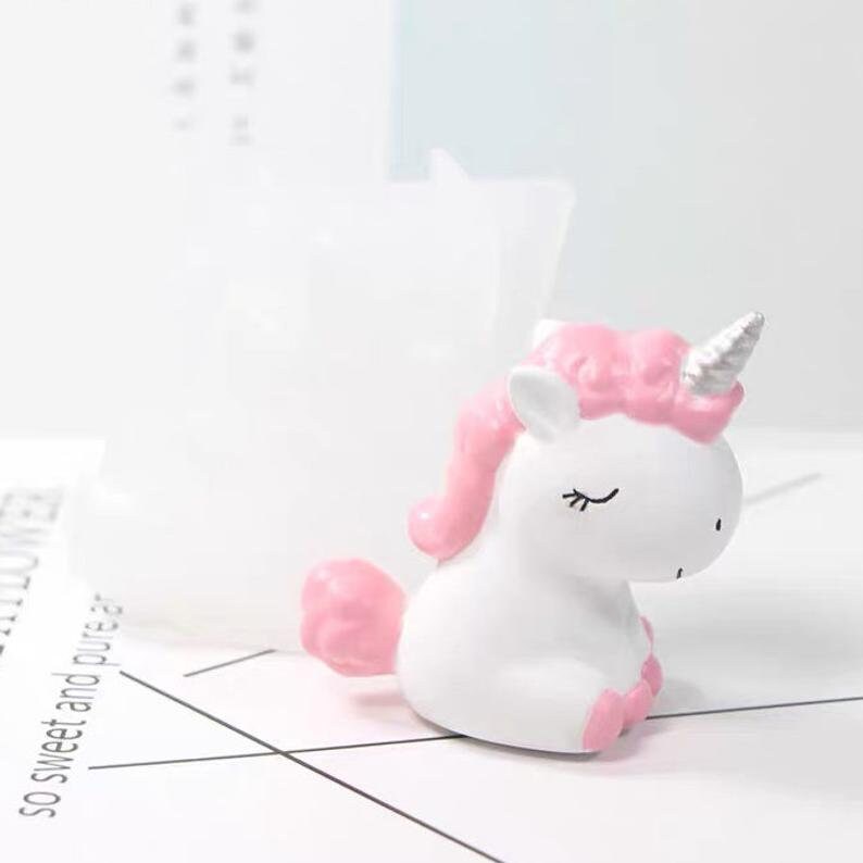 3d Unicorn Resin Mold Figure Casting Mold Unicorn Making Mold DIY Craft ...