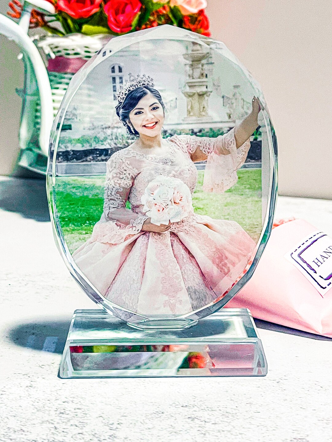 QB Souvenier Personalized Photo Frame DIY Custom Made Oval Shaped 3D ...