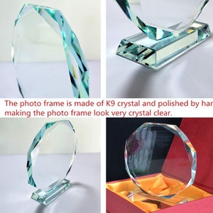 3D Custom Memorial Crystal Photo-- Personalized Your Picture on Crystal ...