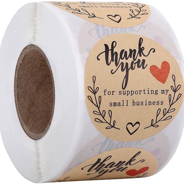 Thank You Stickers Business - Etsy