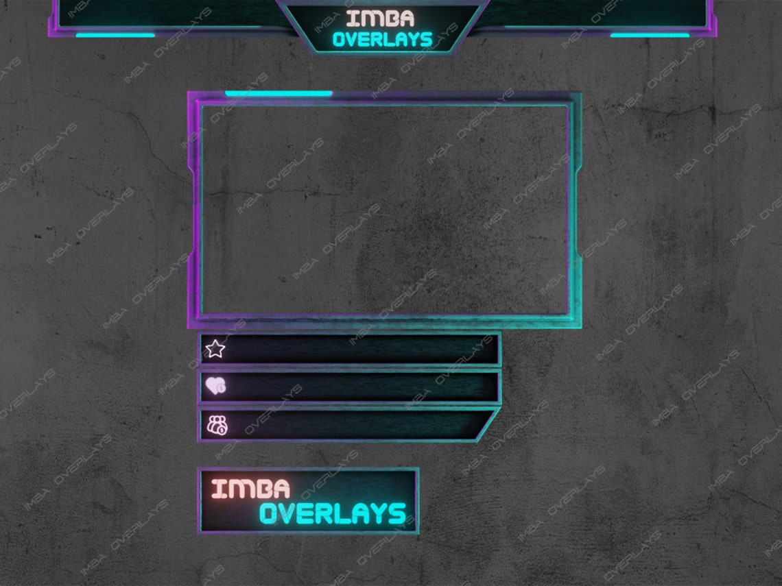 Concrete Dreams Twitch Overlay Package - Etsy Canada
