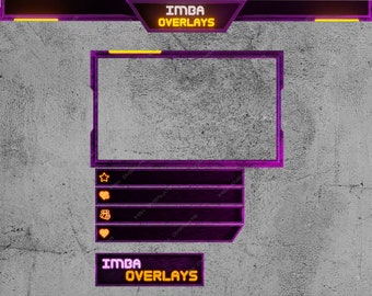 Watcher Twitch Webcam Overlay Animated White OW2 Webcam - Etsy