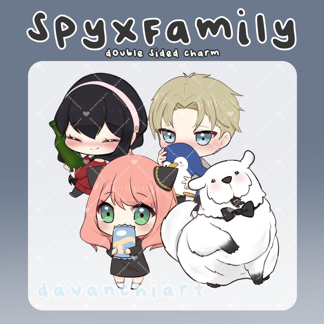 Anime Sxfamily Anya Bond Yor Loid Forgers Spy Assassin Chibi Double ...