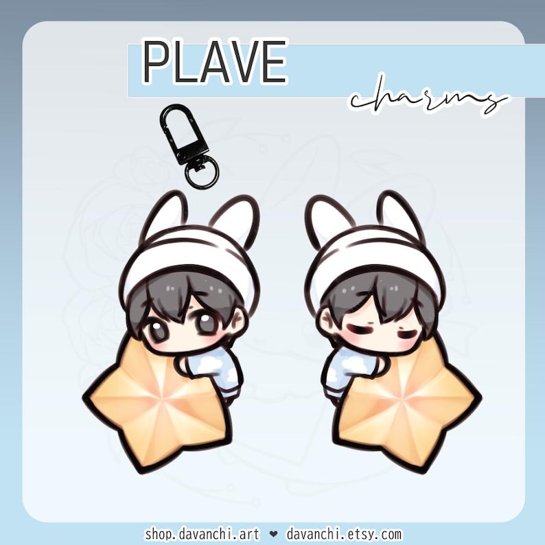 PLAVE BBUU!! Hamin Noah Bamby Eunho Yejun Chibi Double-sided Acrylic ...