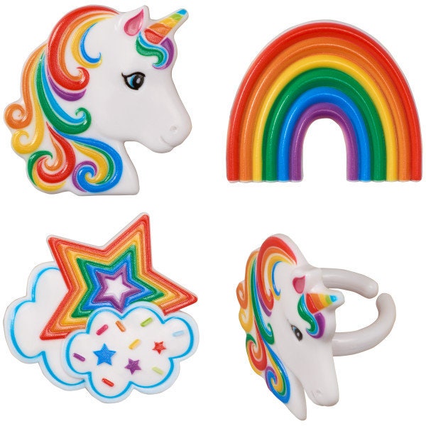 24pcs Rainbow Unicorn Assortment - Etsy