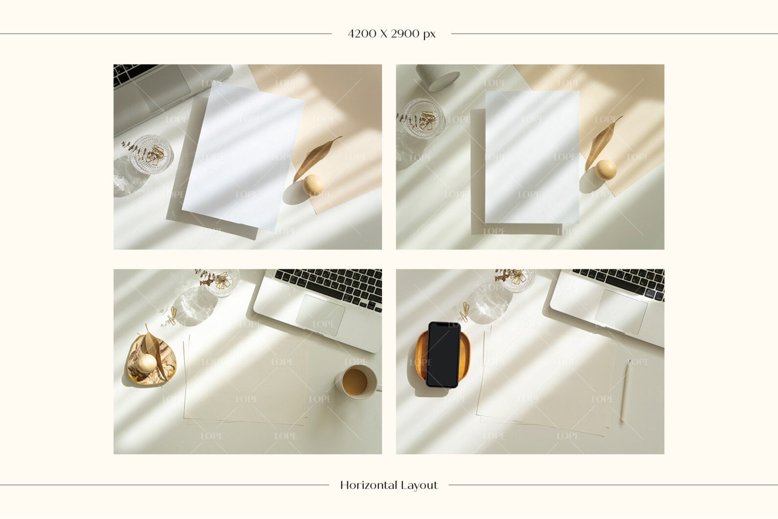 A4 Print Mockup SET Document Mockup Stationery Resume Workbook - Etsy