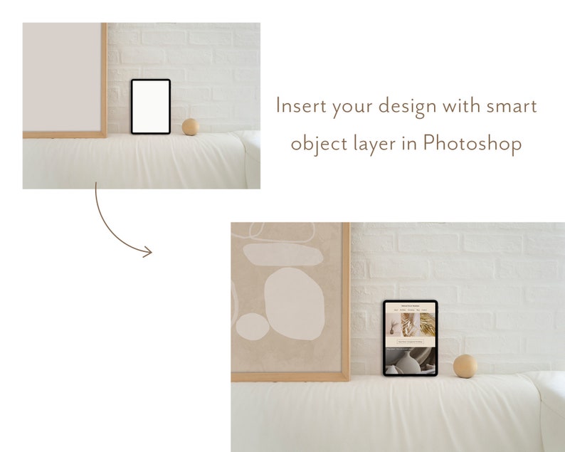 Styled iPad Pro Mockup With Frame iPad Screen Mockup Web Design Mockup ...