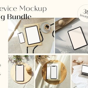 Digital Device Mockup Big Bundle Iphone, iPad Pro, MacBook Laptop ...