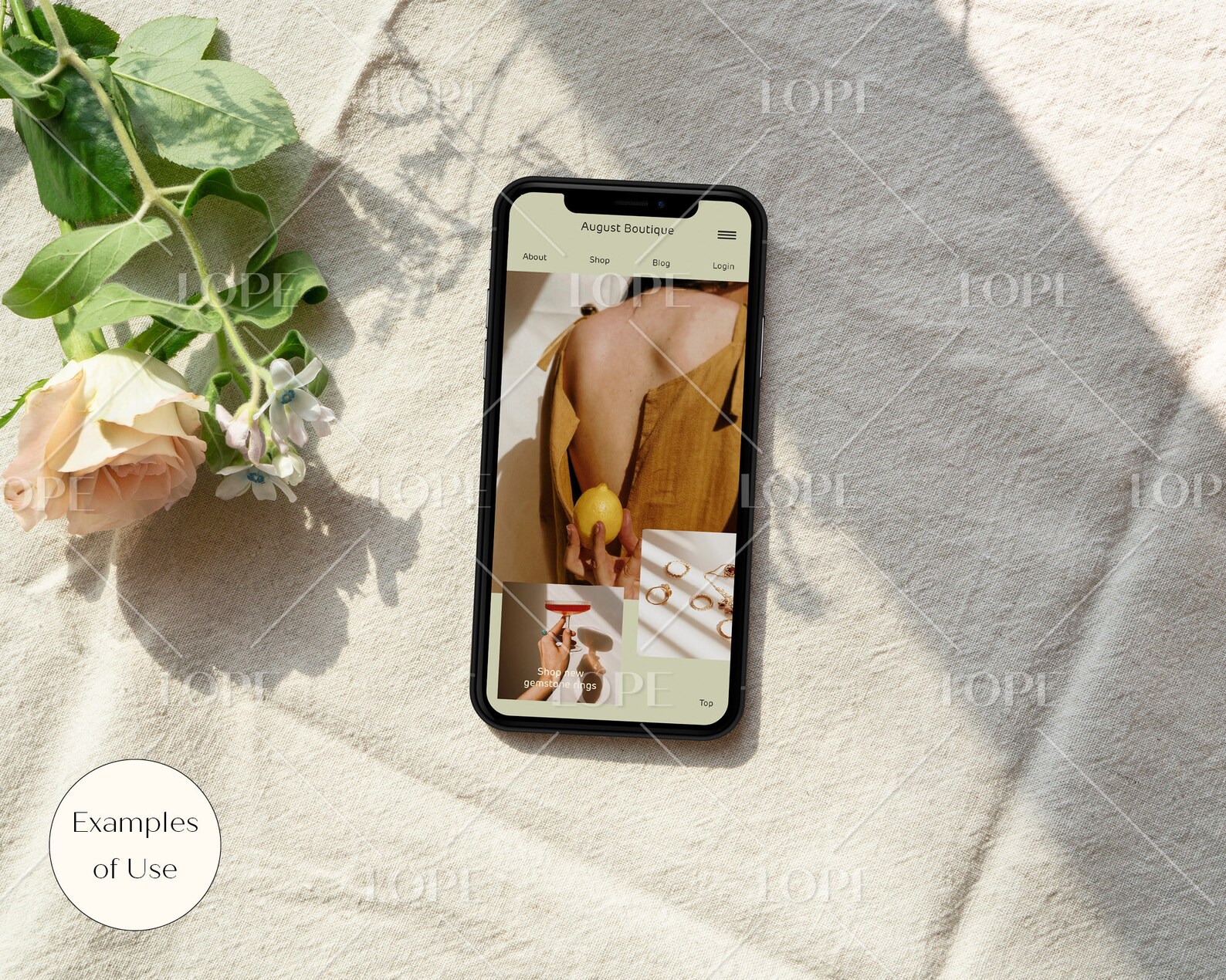 IPhone Mockup, Mobile Device Mockup, Digital Invitation Mockup - Etsy