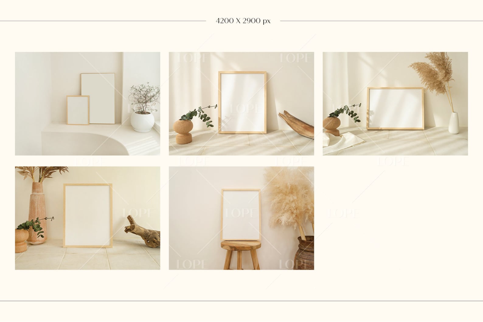 Frame Mockup Bundle Bright Clean Mockups Wall Art Mockup SET | Etsy