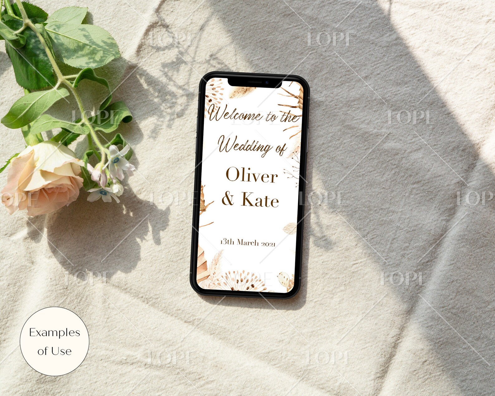 Iphone Mockup Mobile Device Mockup Digital Invitation Mockup - Etsy Canada