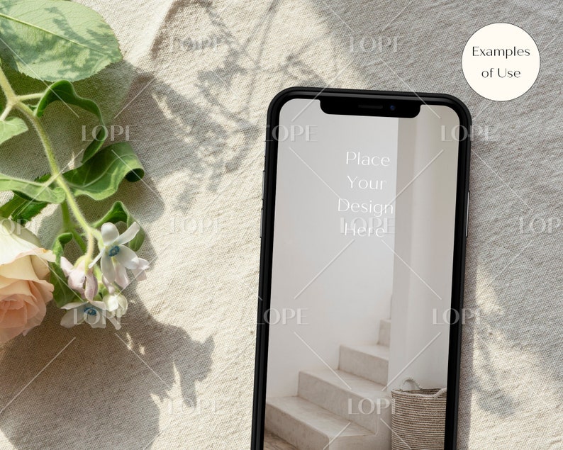 IPhone Mockup, Mobile Device Mockup, Digital Invitation Mockup - Etsy