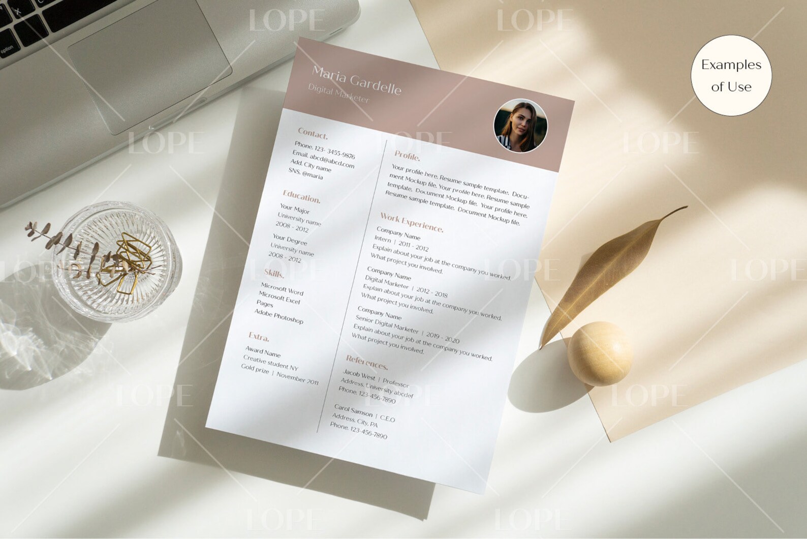 A4 Print Mockup SET Document Mockup Stationery Resume Workbook - Etsy