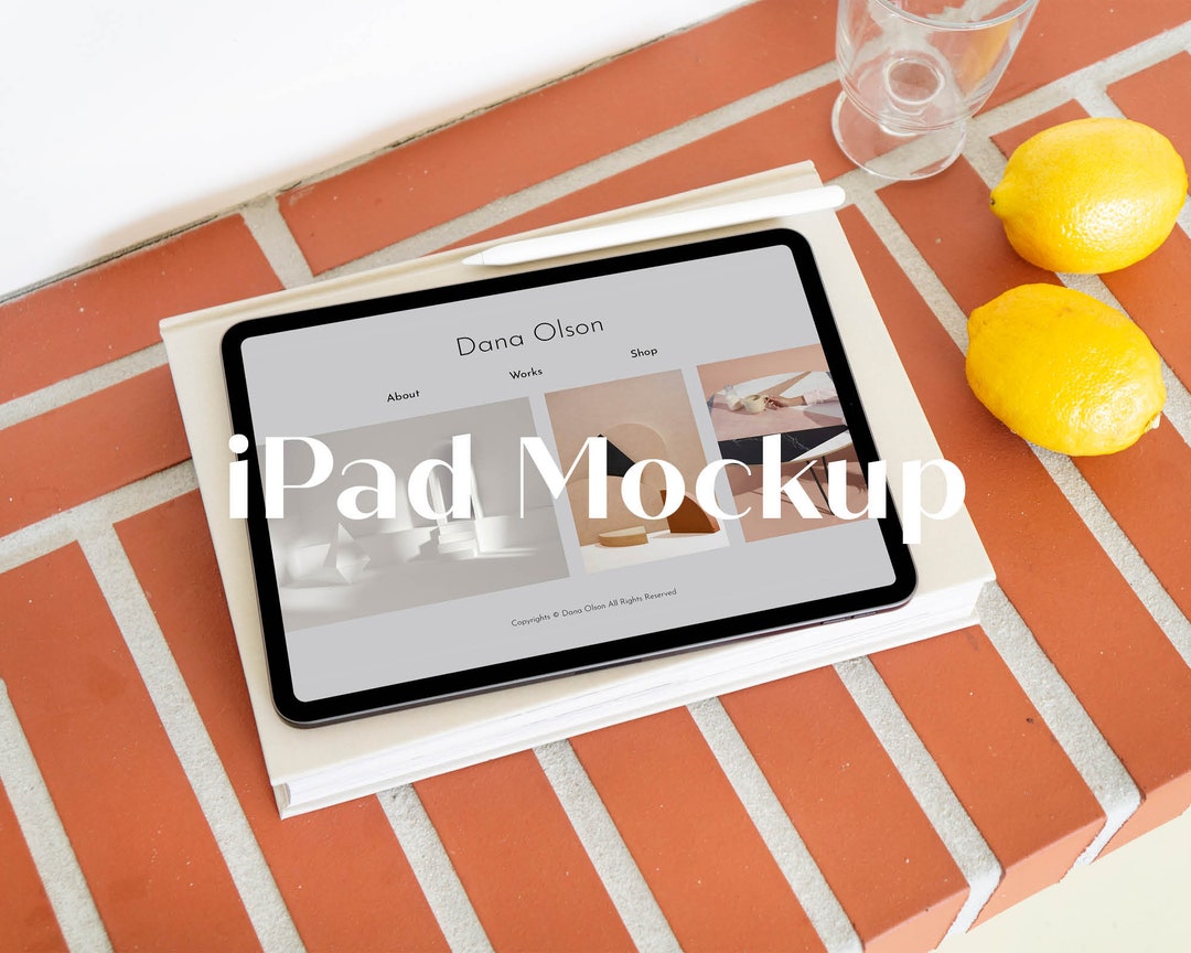 IPad Pro Screen Mockup, Digital Device Tablet Mock Up, Instant Download ...