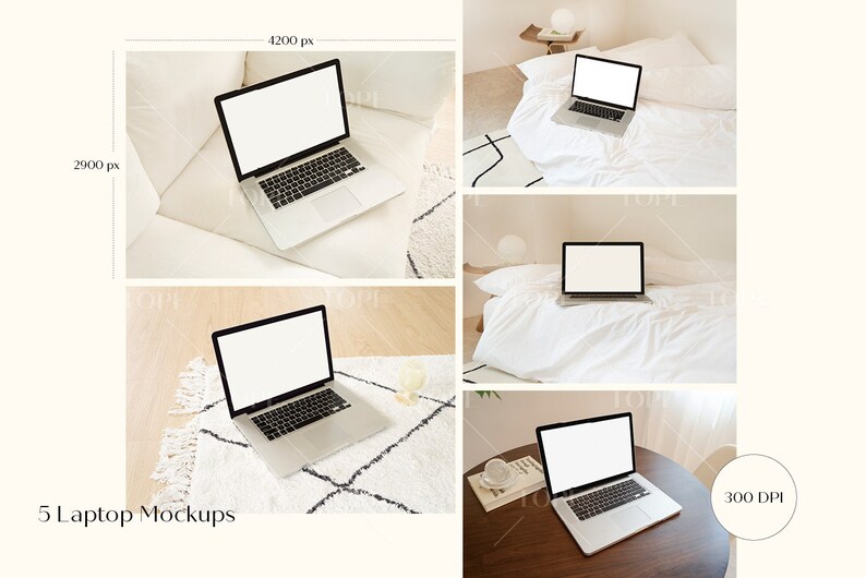 Digital Device Mockup Big Bundle Iphone, iPad Pro, MacBook Laptop ...