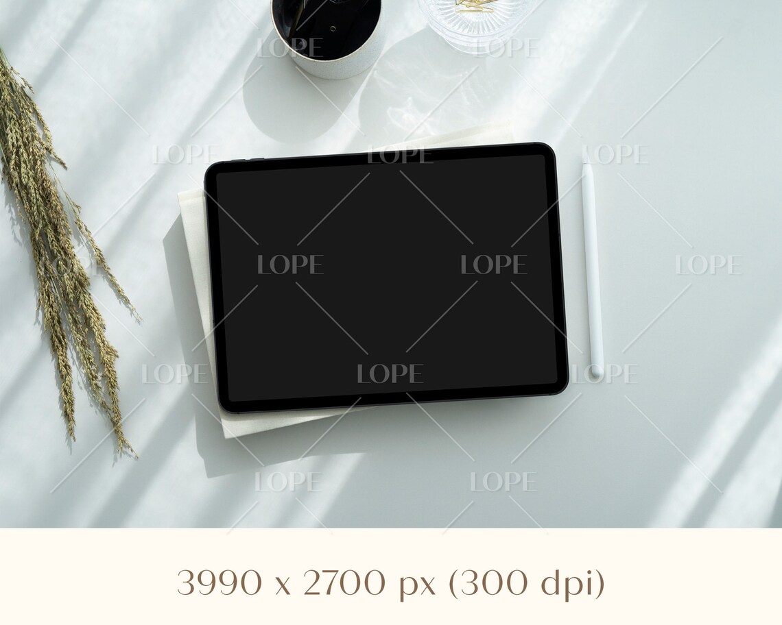 IPad Pro Mockup Horizontal Mobile Device Mock Up - Etsy