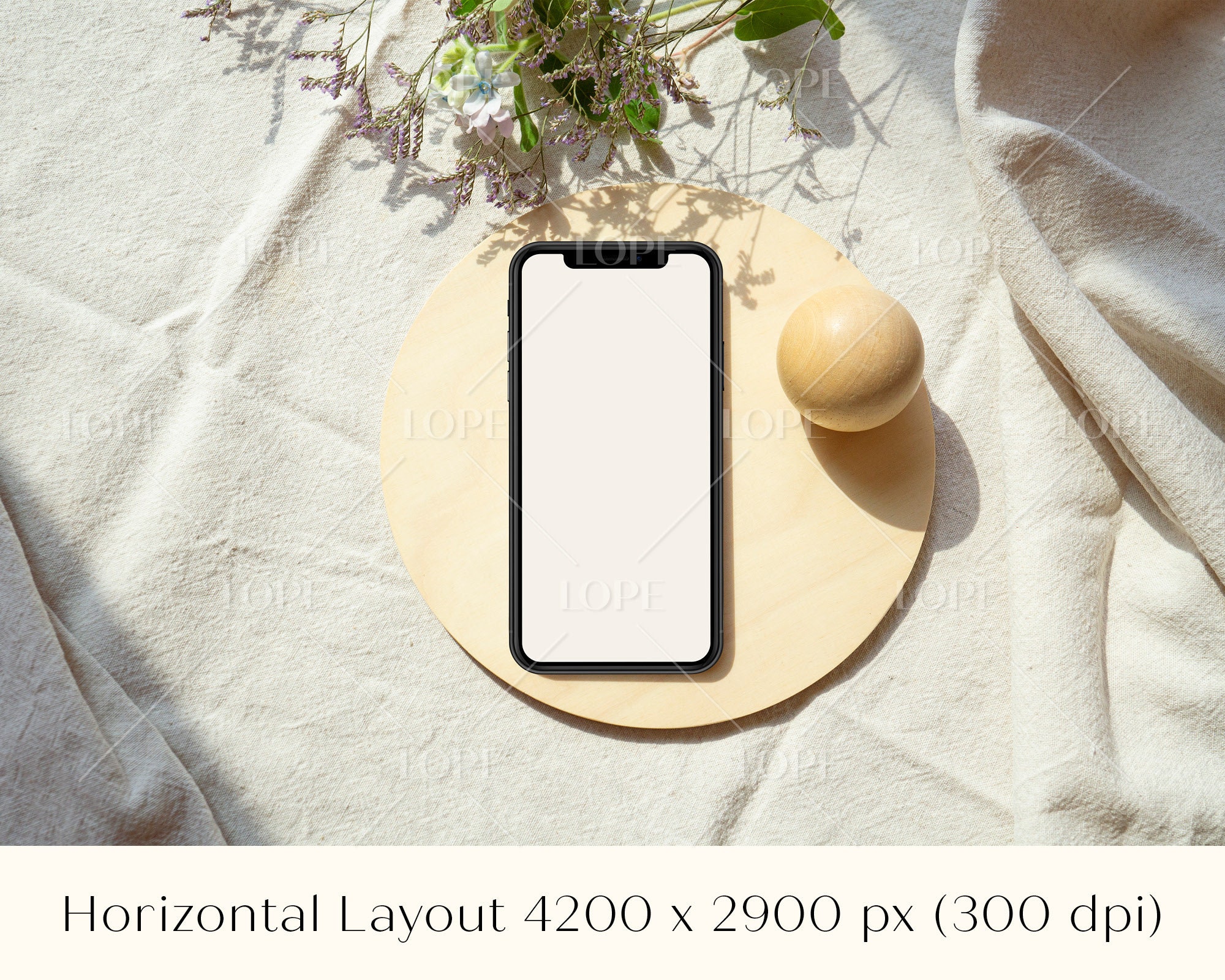 Iphone Mockup Styled Mobile Device Mock up With Smart Object - Etsy