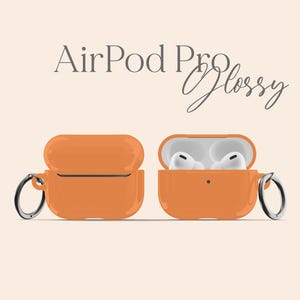 Cantaloupe Orange Airpods Pro Case Solid Orange Airpods Cover ...