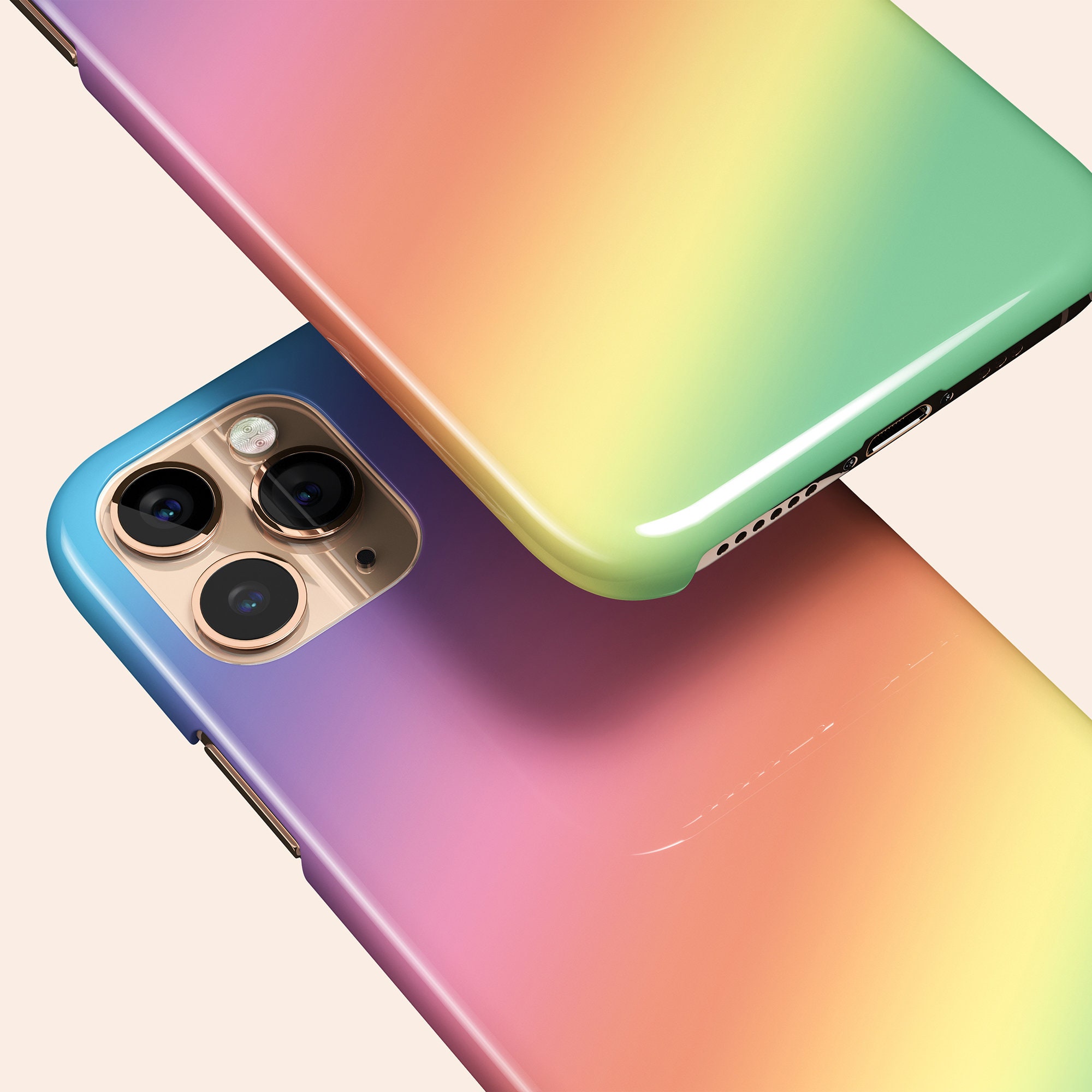 Ombre Pastel Rainbow Phone Case Rainbow Iphone 12 Pro Case - Etsy UK