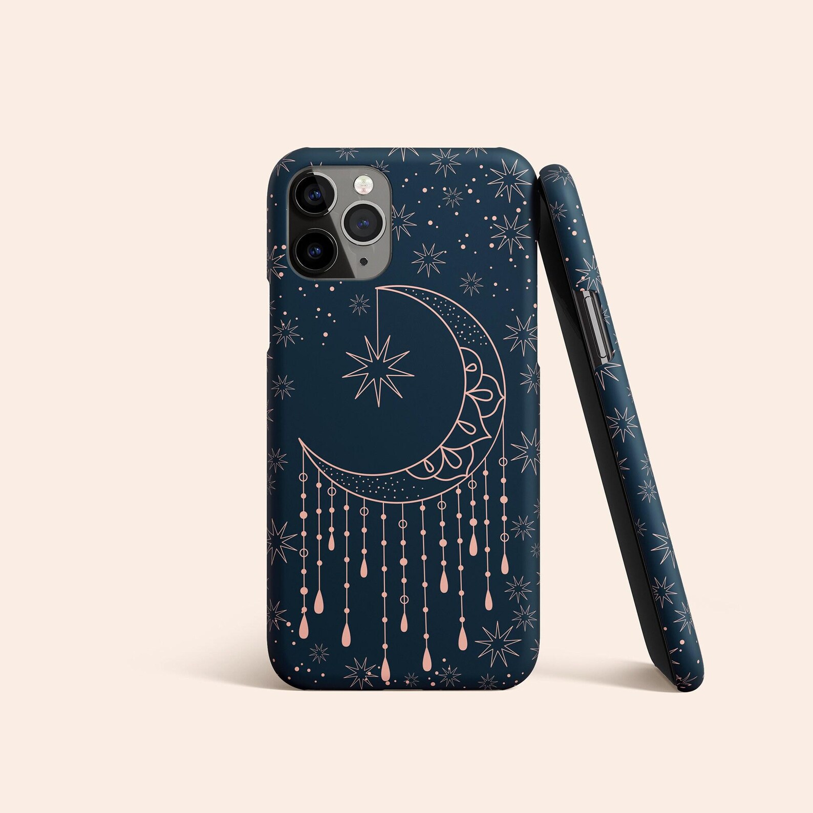 Galaxy Blue Celestial Phone Case, Moon iPhone 13 Case, Star iPhone 12 ...