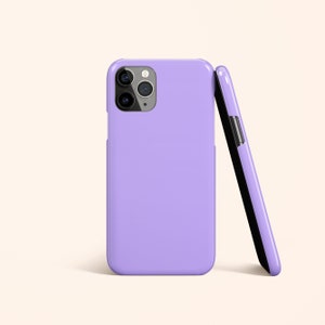 Violet Purple Phone Case, Lilac Purple iPhone 13 Case, iPhone 12 Case ...
