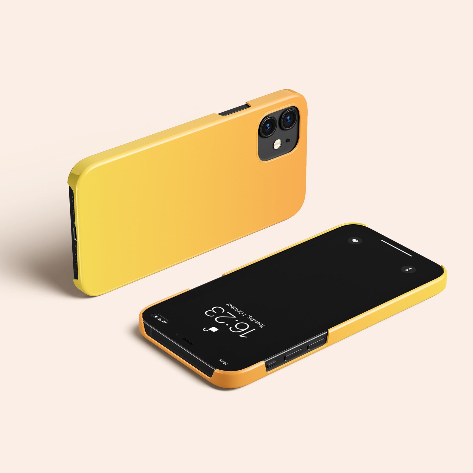 Mango Yellow Phone Case Ombre Iphone Case Yellow Iphone 12 - Etsy