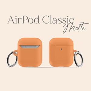 Cantaloupe Orange Airpods Pro Case Solid Orange Airpods Cover ...