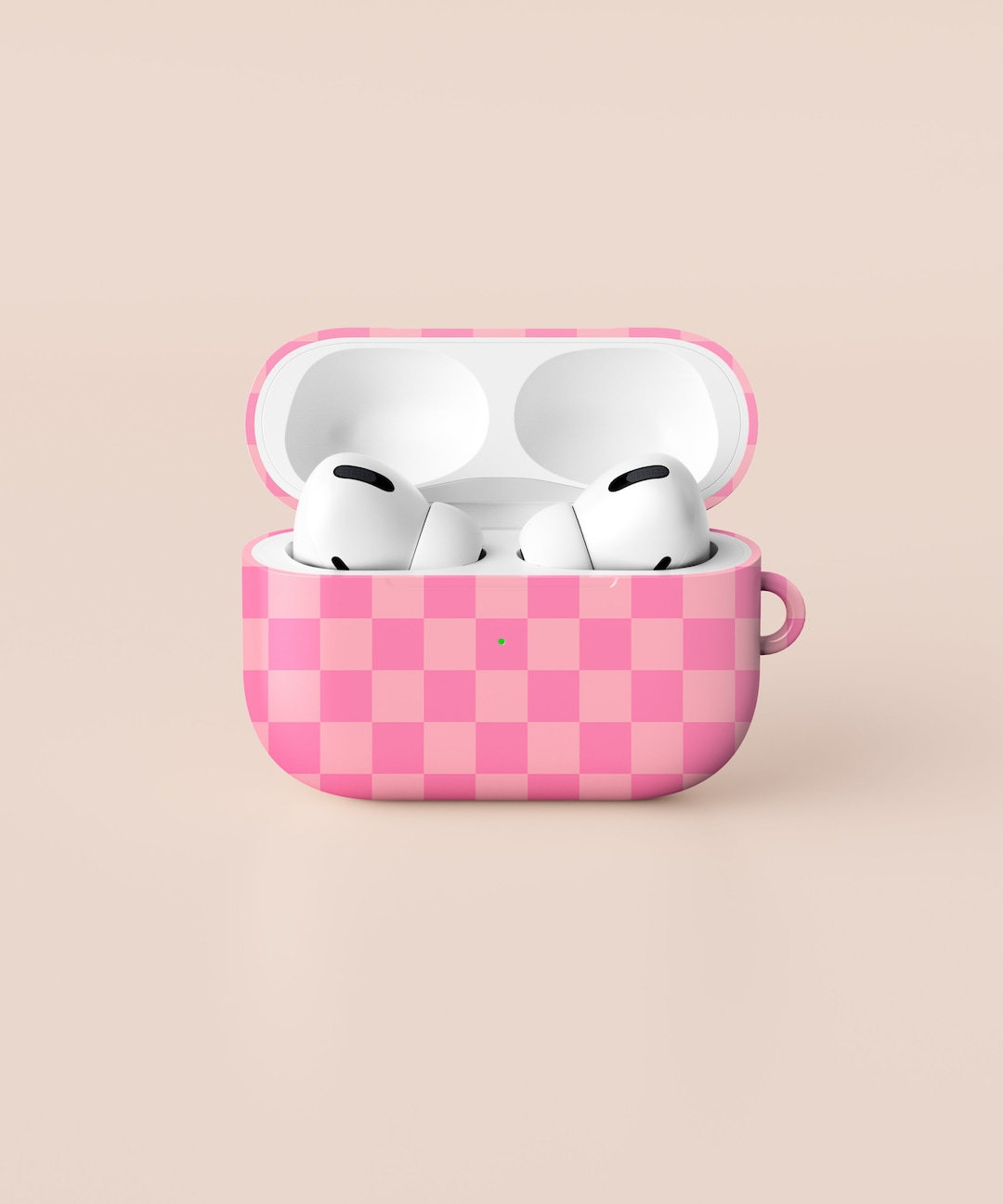 Pink Checkered Airpods Case Pastel Pink Check Airpods Pro Case Retro ...